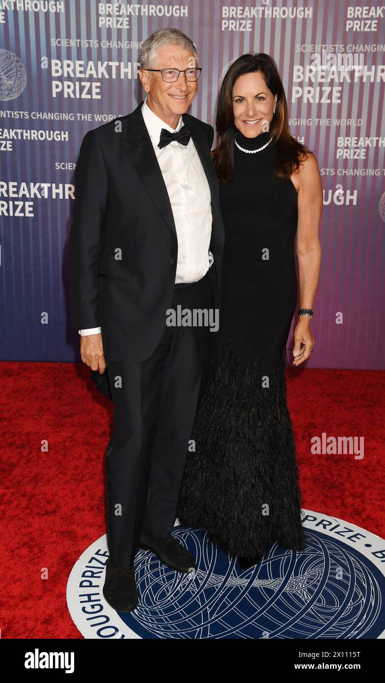 Los Angeles, California, USA. 13th Apr, 2024. (L-R) Bill Gates and ...