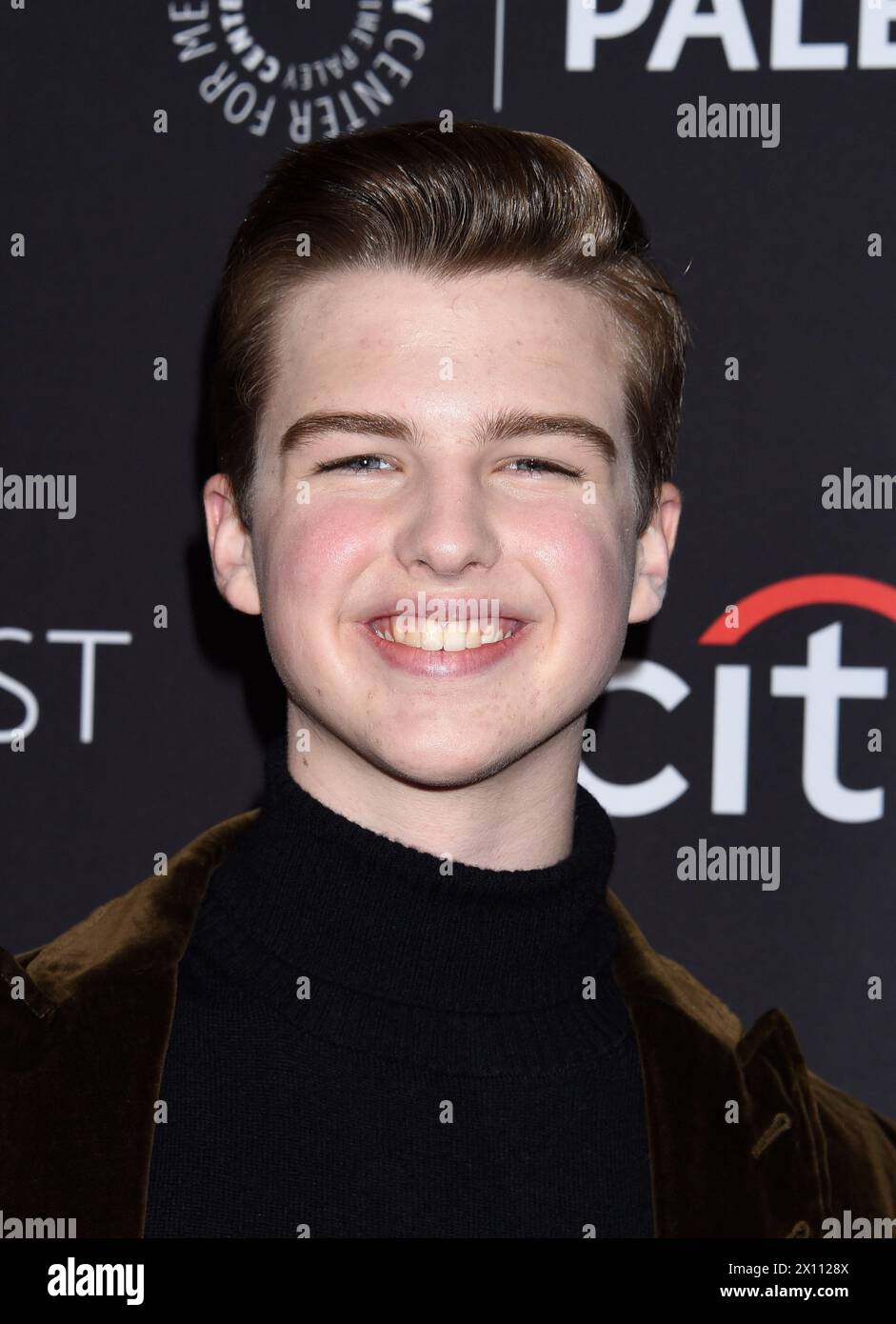 Hollywood, USA. 14th Apr, 2024. Iain Armitage arriving at the PaleyFest ...