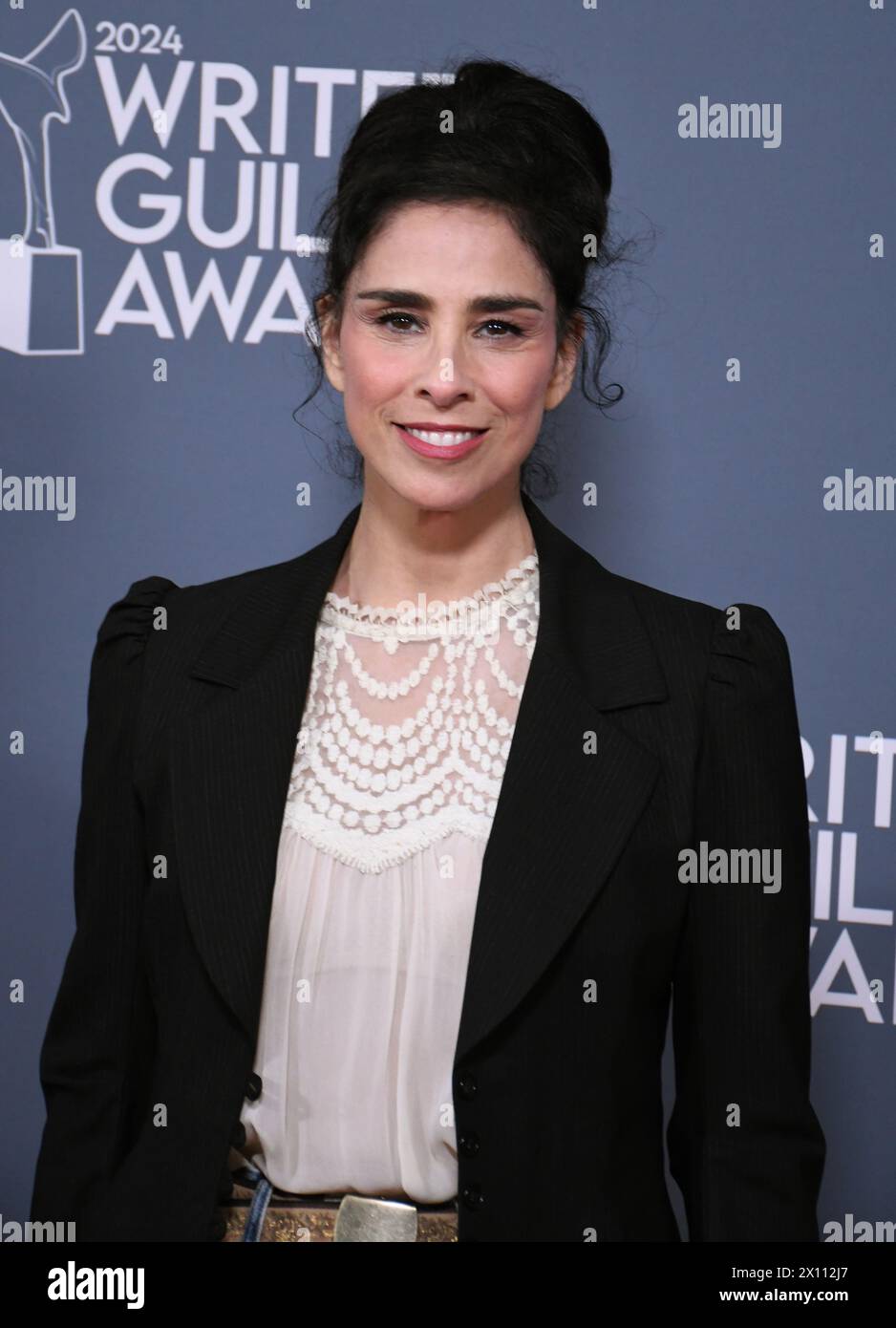 Los Angeles, California, USA 14th April 2024 Comedian Sarah Silverman ...