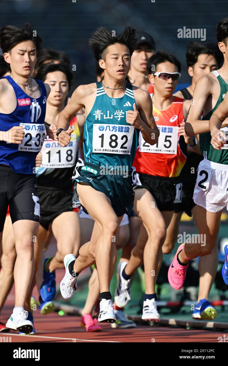 Kumamoto, Japan. Credit: MATSUO. 13th Apr, 2024. Shota Shiode ...