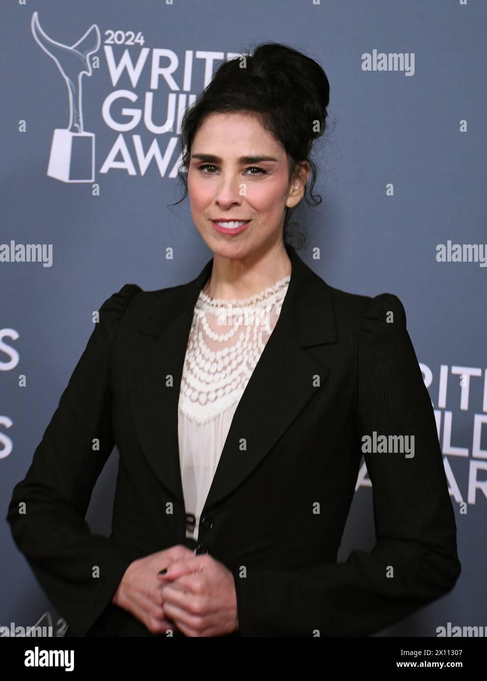 Los Angeles, California, USA 14th April 2024 Comedian Sarah Silverman ...