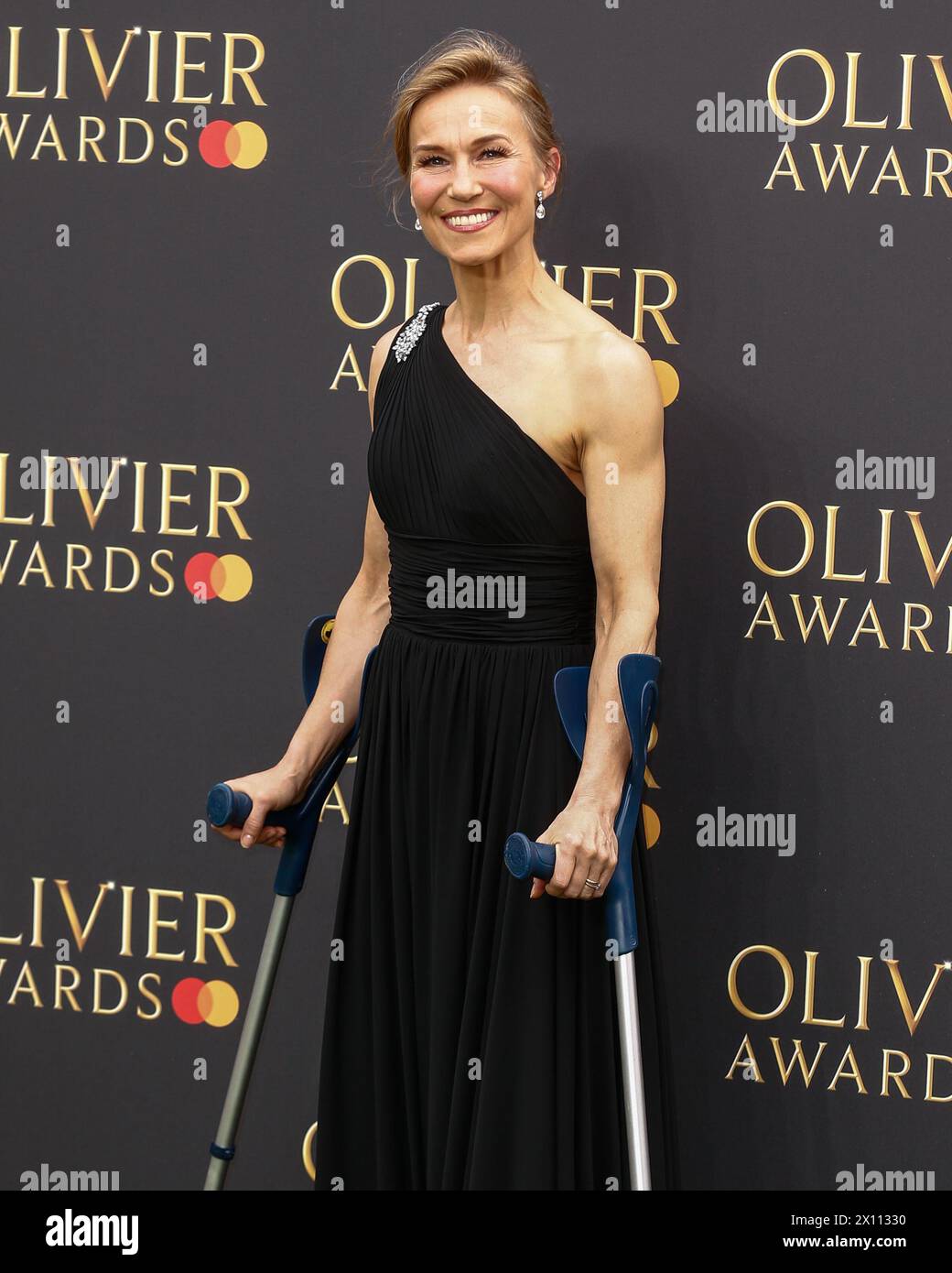London, UK. 14th Apr, 2024. Joanna Riding attends the Olivier Awards ...