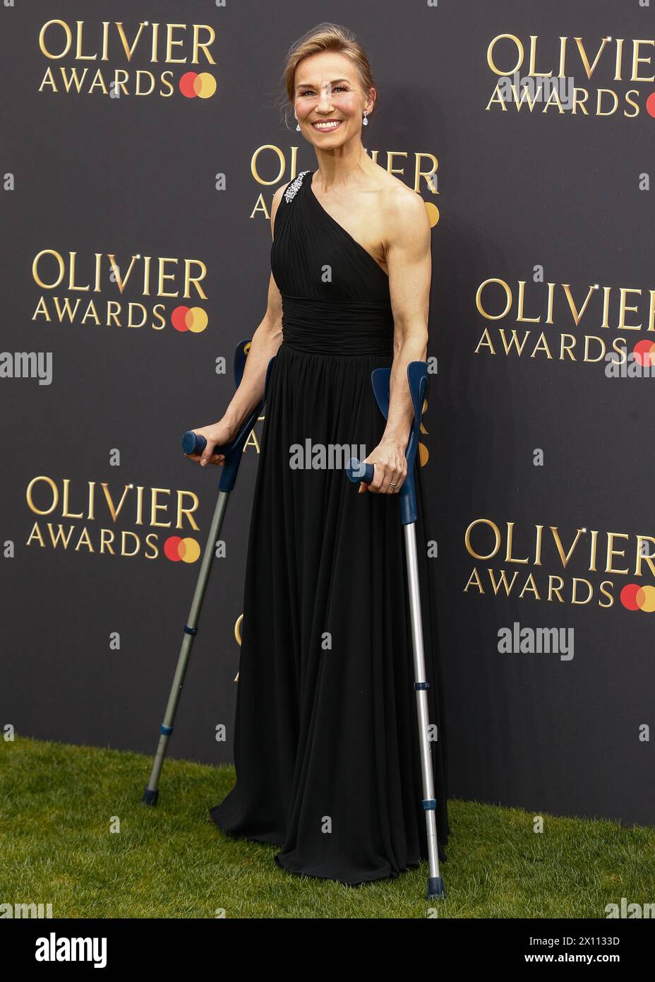 London, UK. 14th Apr, 2024. Joanna Riding attends the Olivier Awards ...