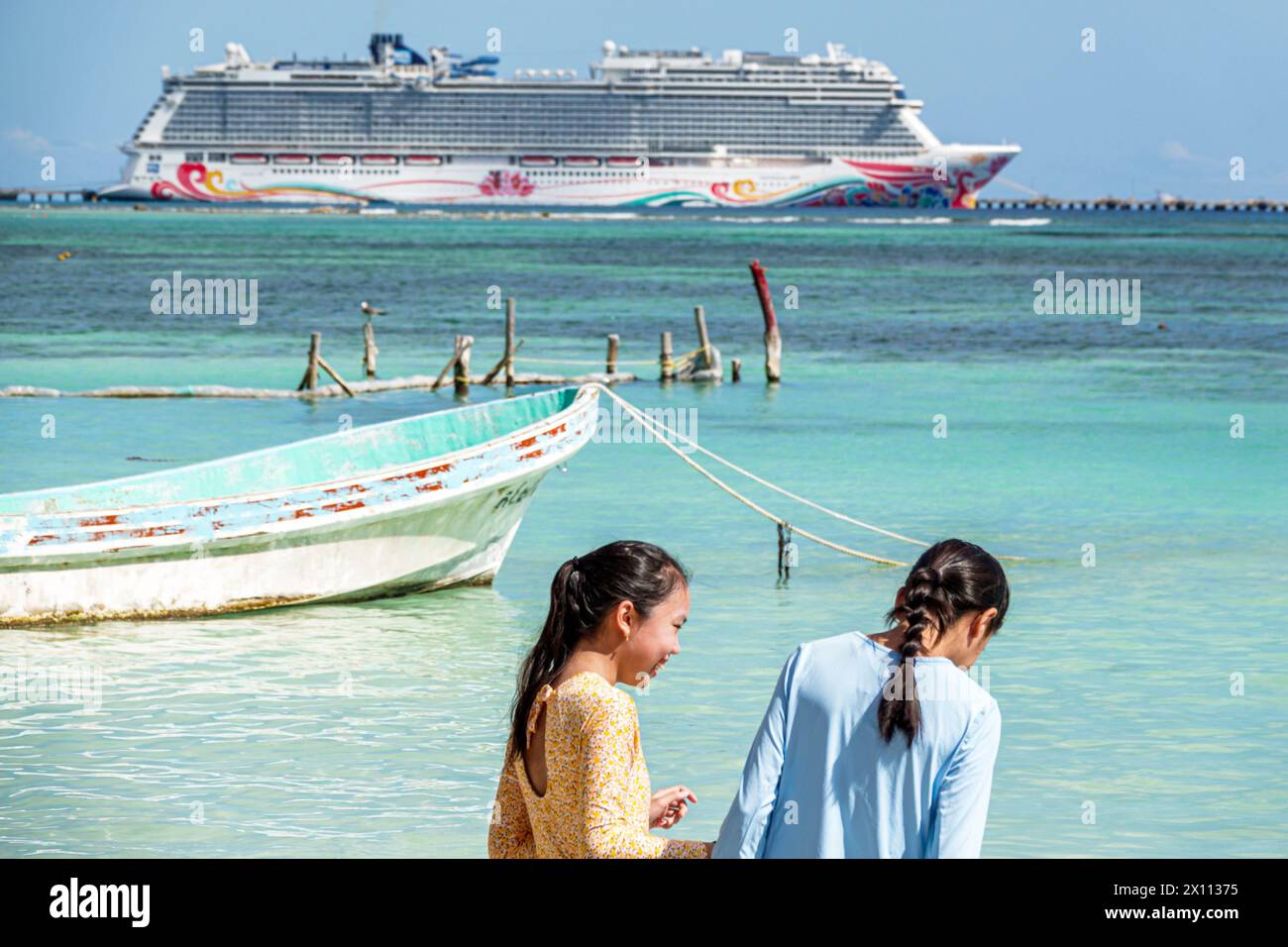 Costa Maya Mexico,Cruise Port,Norwegian Joy Cruise Line ship,7-day ...