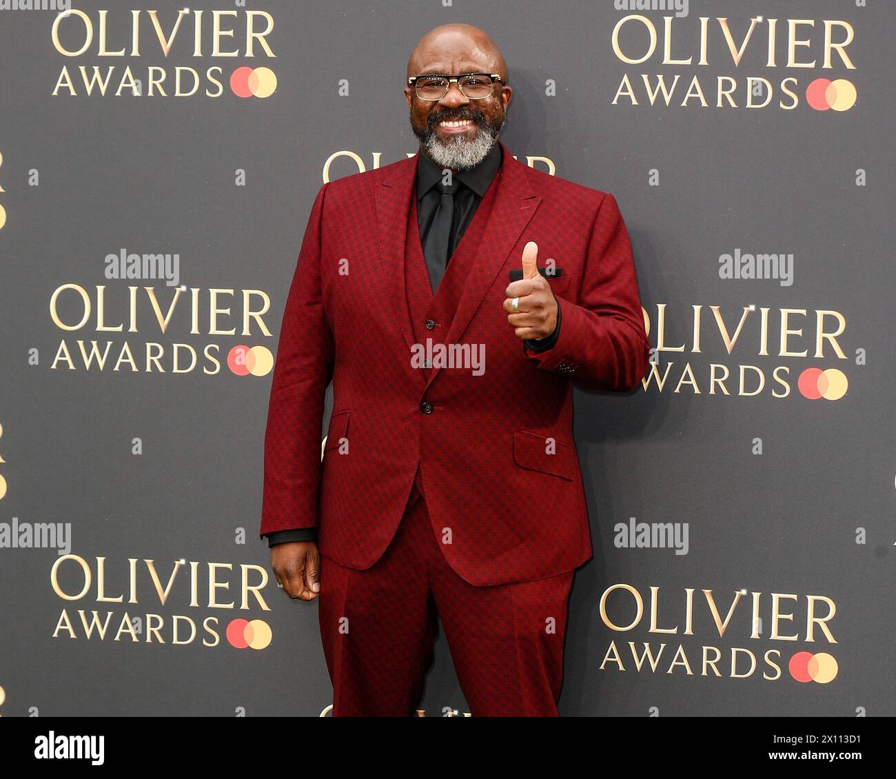 London, UK. 14th Apr, 2024. Lucian Msamati attends the Olivier Awards ...