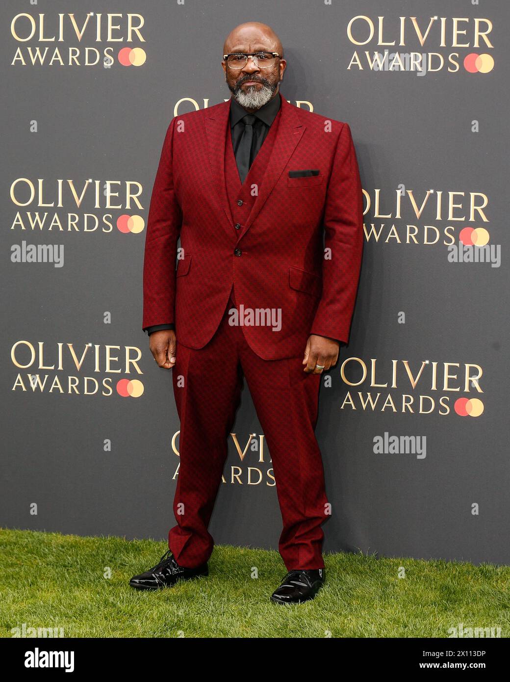 London, UK. 14th Apr, 2024. Lucian Msamati attends the Olivier Awards ...