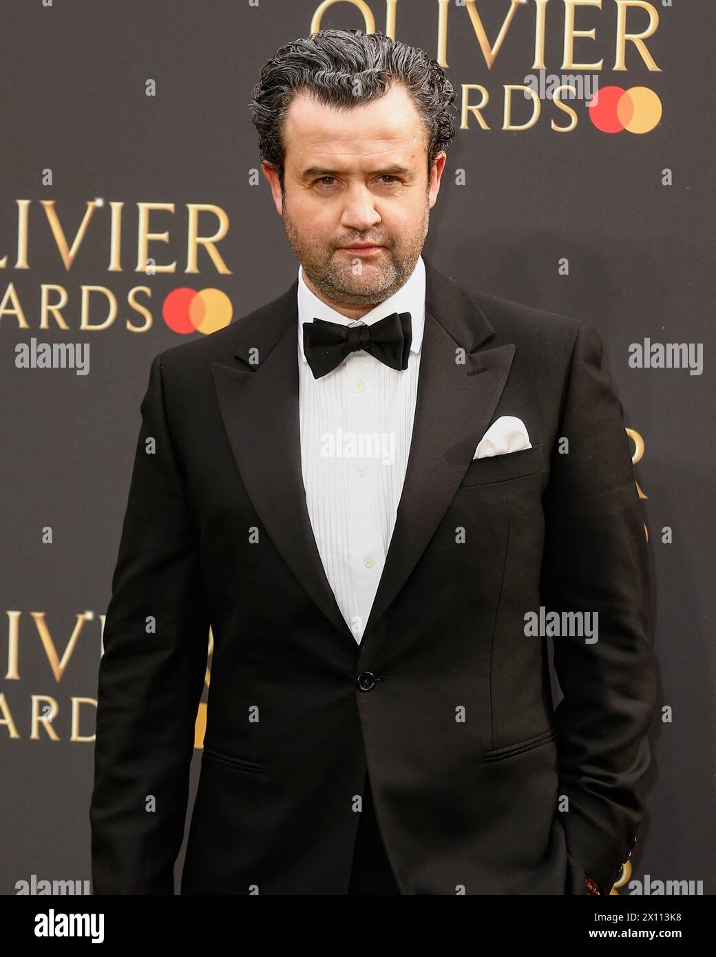 London, UK. 14th Apr, 2024. Daniel Mays attends the Olivier Awards 2024 ...