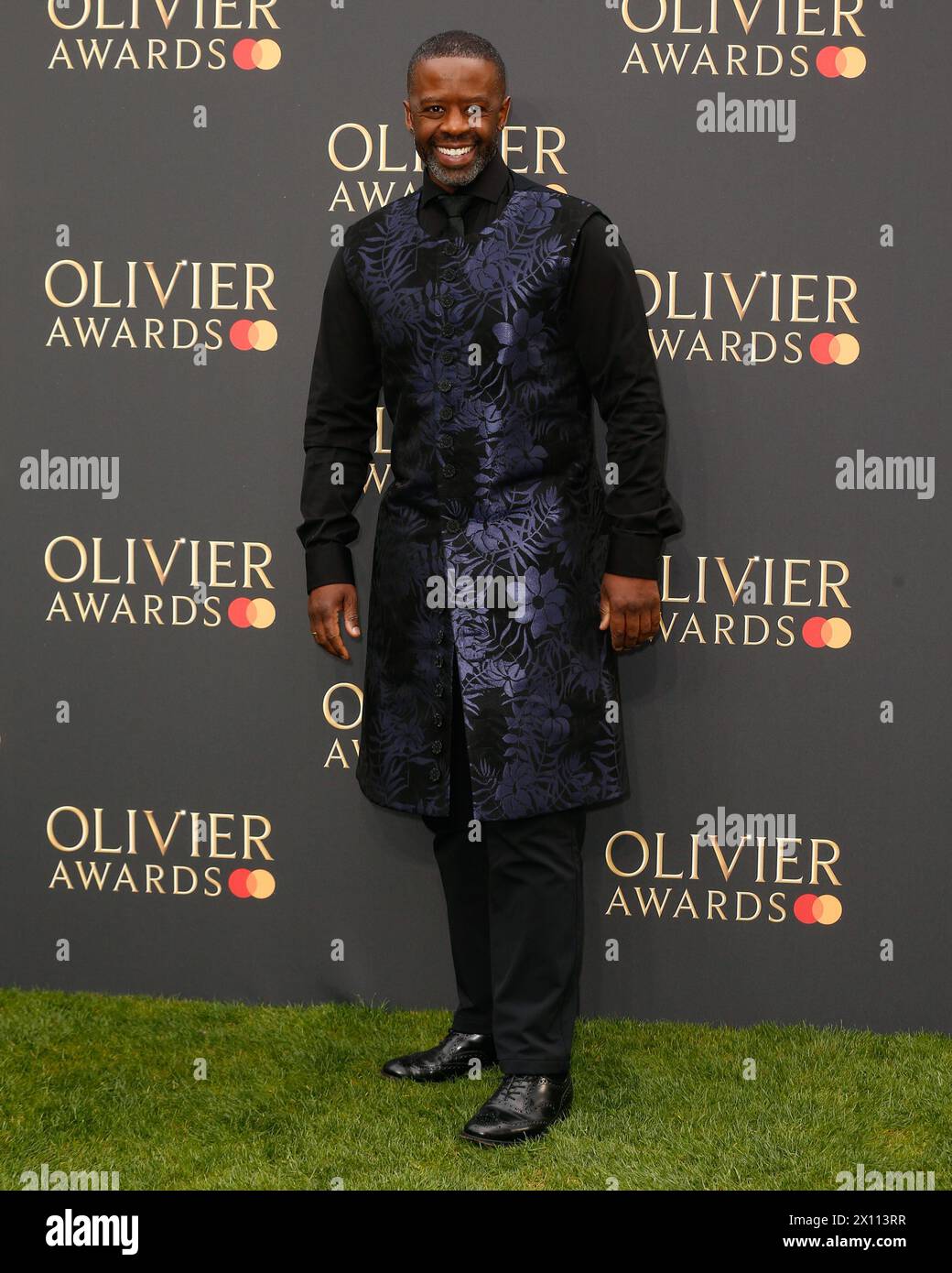 London, UK. 14th Apr, 2024. Adrian Lester attends the Olivier Awards ...