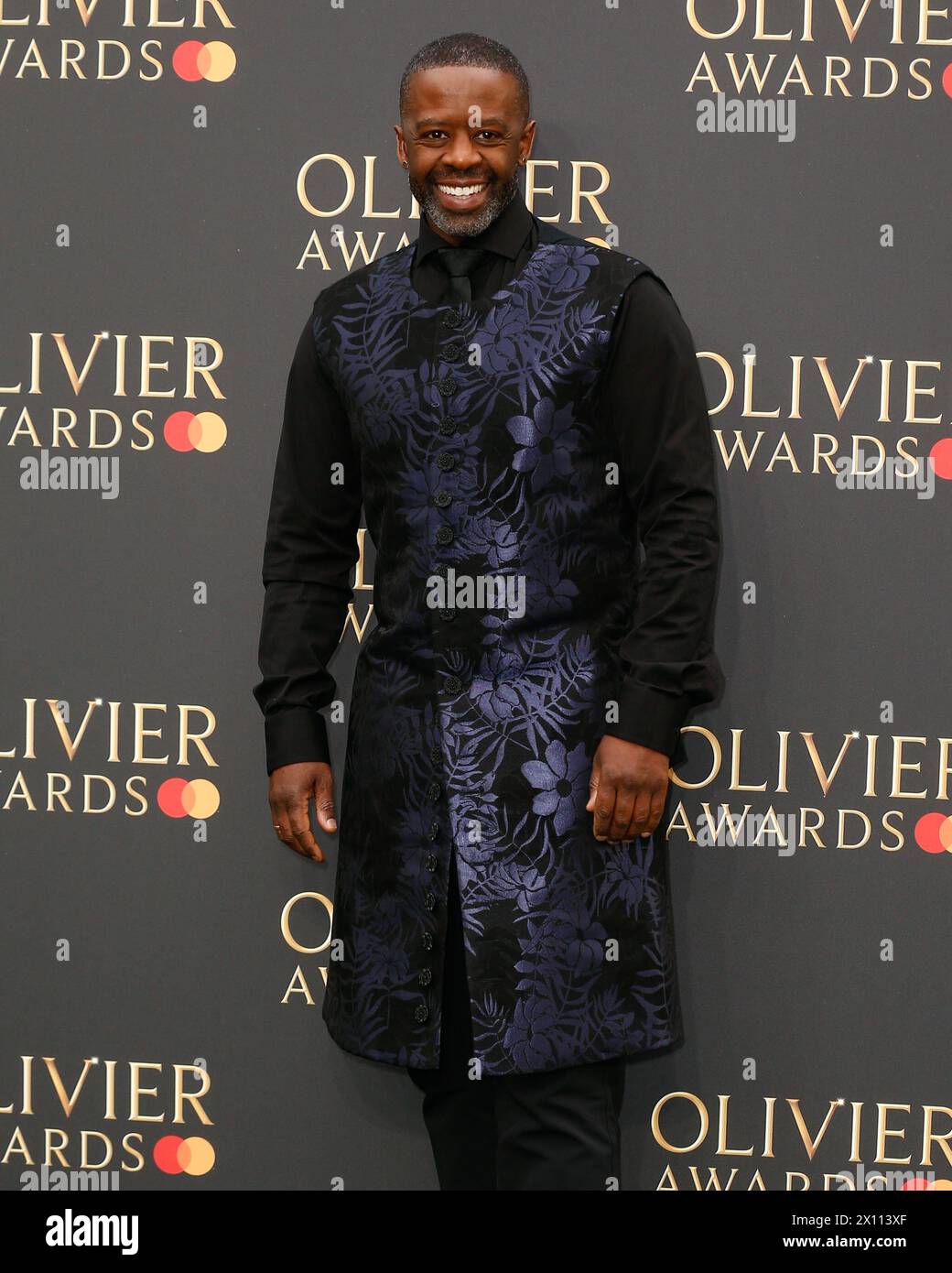 London, UK. 14th Apr, 2024. Adrian Lester attends the Olivier Awards ...