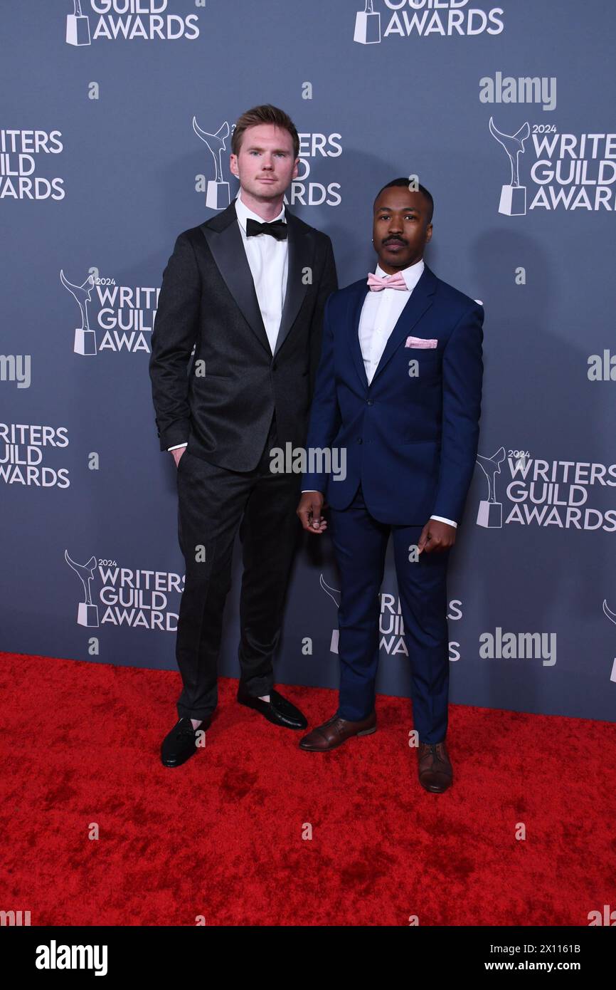 Los Angeles, California, USA 14th April 2024 Writer Wyatt Cain and ...