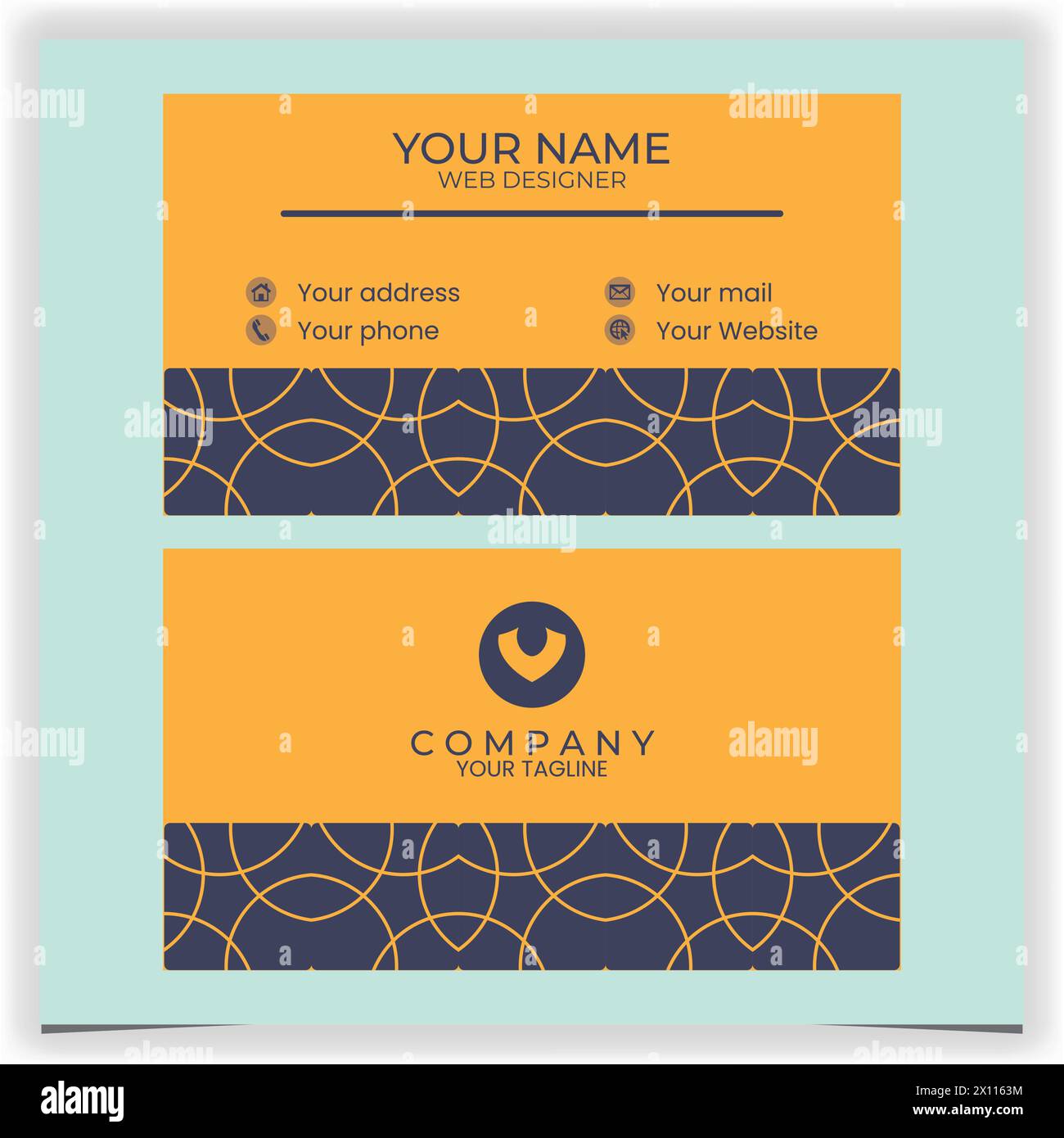 Blue orange color corporate Stock Vector Images - Alamy