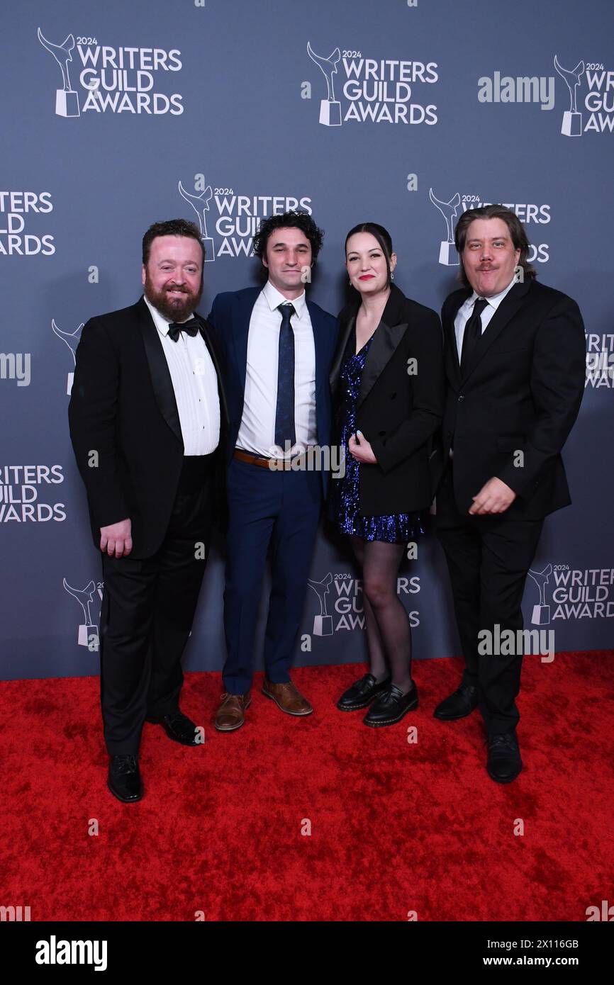 Los Angeles, California, USA 14th April 2024 (L-R) Neil Casey, Zach ...