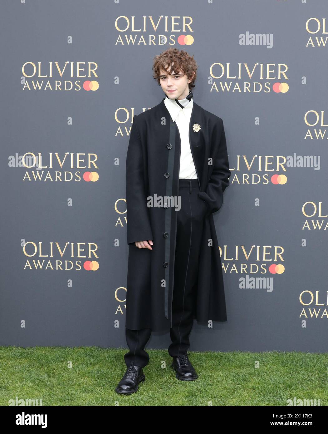 Jack Wolfe attends Olivier Awards 2024 with Mastercard at Royal Albert ...