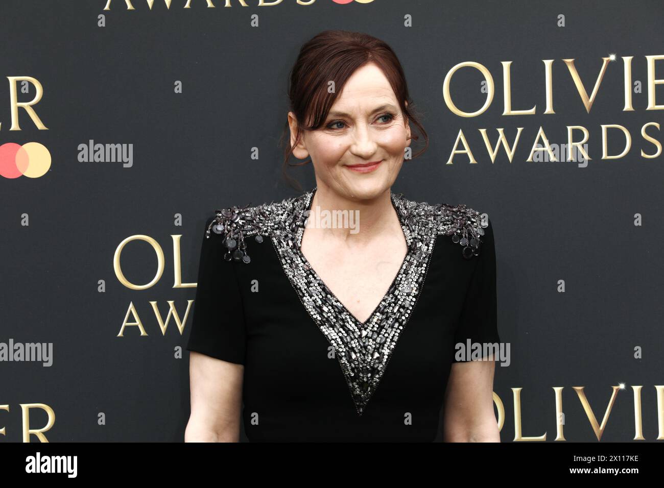 Miriam Buether attends Olivier Awards 2024 with Mastercard at Royal ...