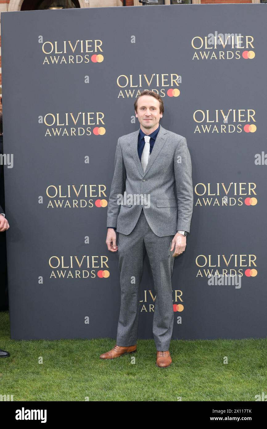 Tom Basden attends Olivier Awards 2024 with Mastercard at Royal Albert ...