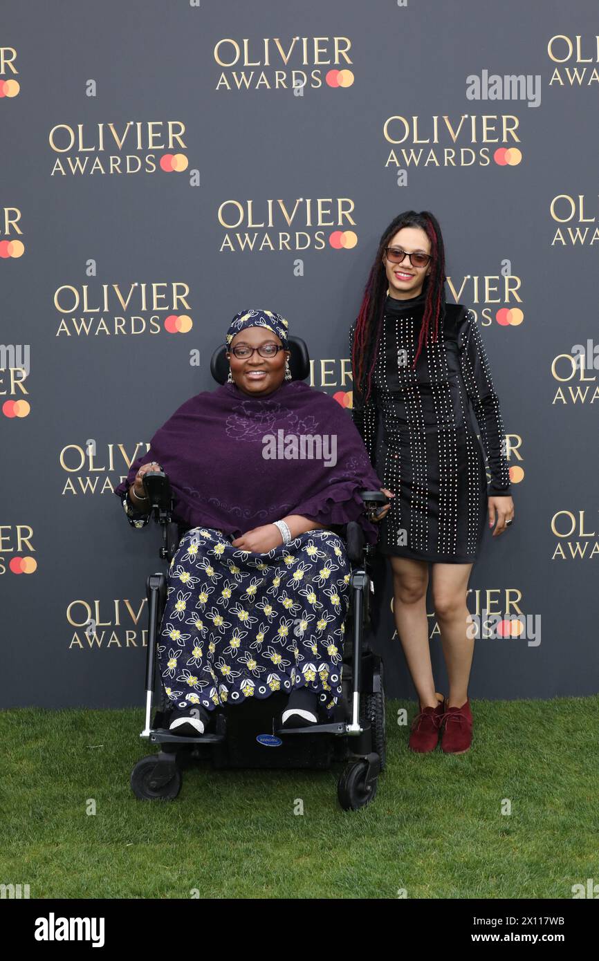 Jade Lewis and Matilda Ibini attend Olivier Awards 2024 with Mastercard ...