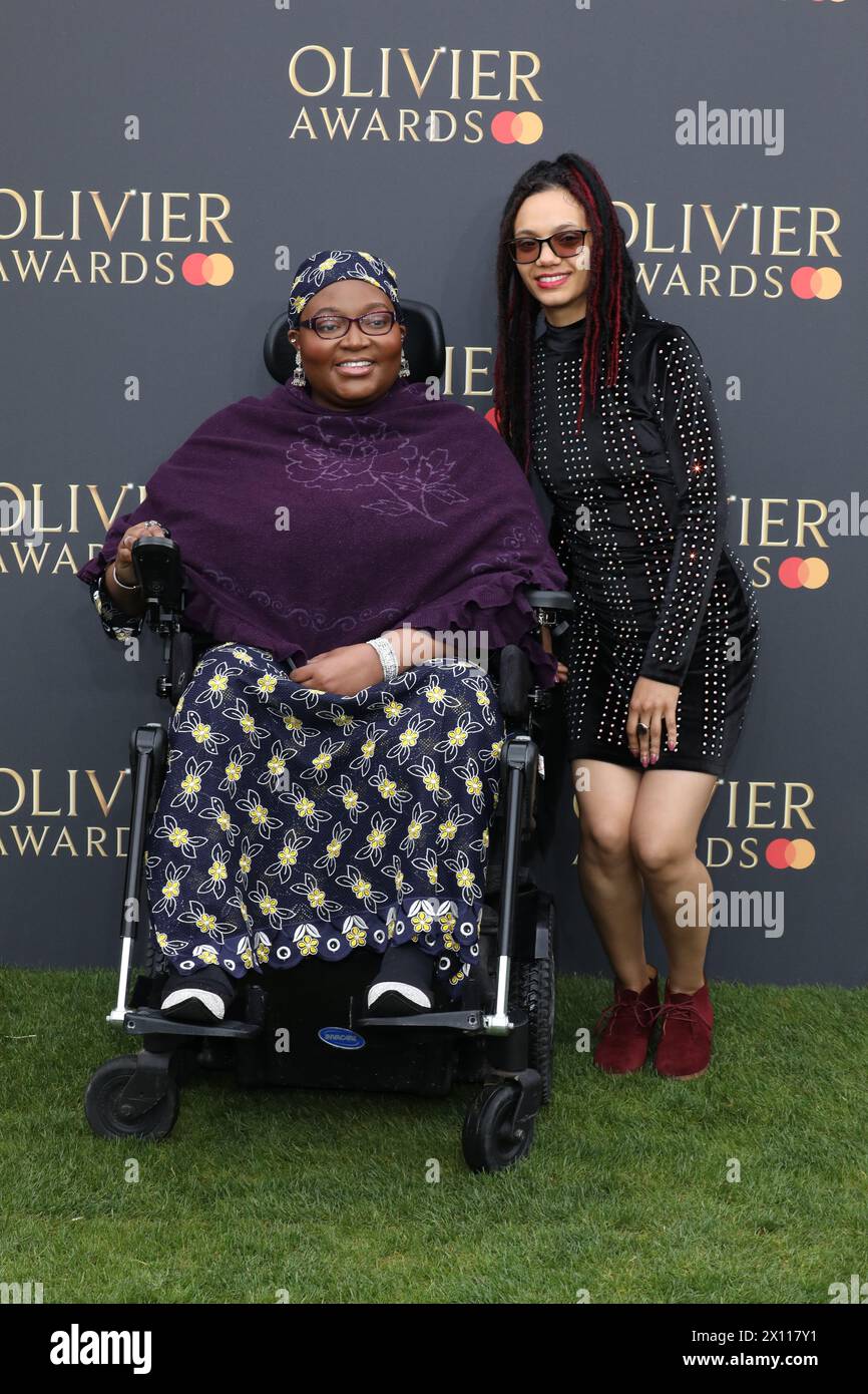 Jade Lewis and Matilda Ibini attend Olivier Awards 2024 with Mastercard ...