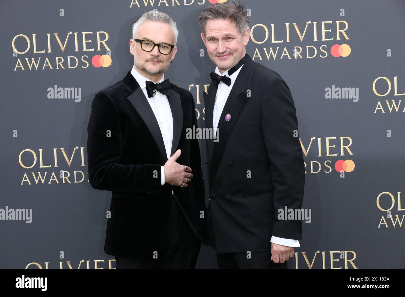 Oliver Lansley and James Seager attend Olivier Awards 2024 with ...