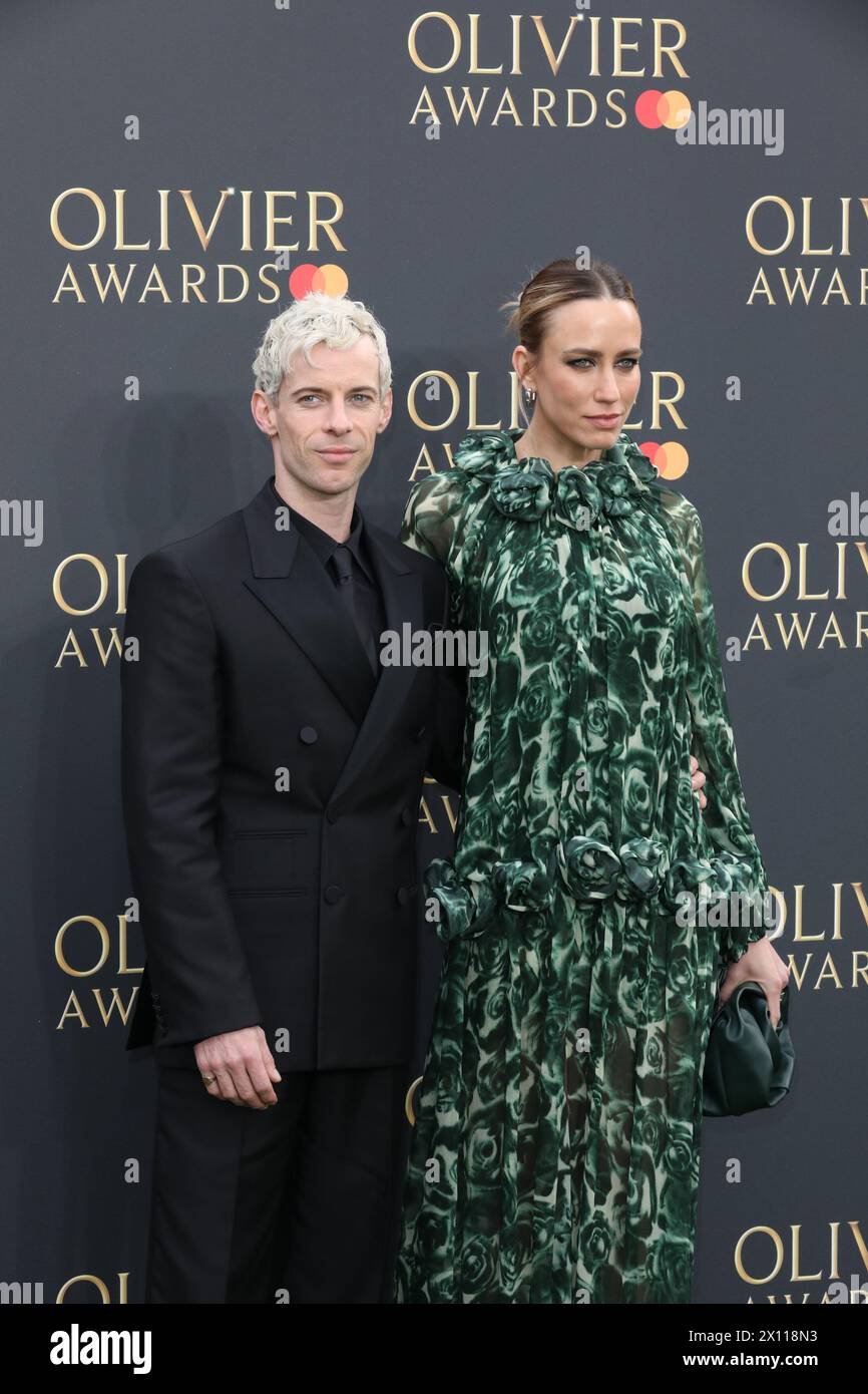 Luke Treadaway and Ruta Gedmintas attend Olivier Awards 2024 with ...