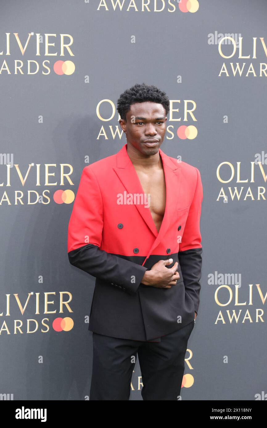 Kelly Osasere attends Olivier Awards 2024 with Mastercard at Royal ...