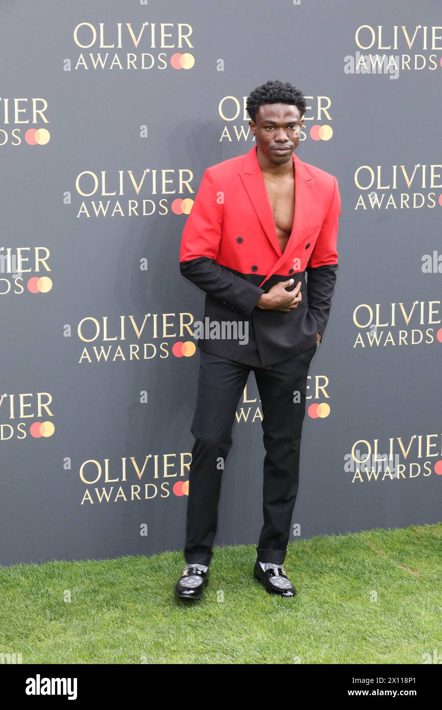 Kelly Osasere attends Olivier Awards 2024 with Mastercard at Royal ...