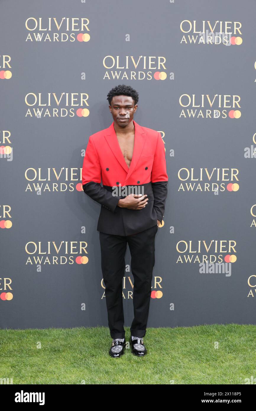 Kelly Osasere attends Olivier Awards 2024 with Mastercard at Royal ...