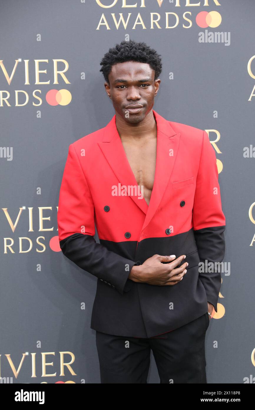 Kelly Osasere attends Olivier Awards 2024 with Mastercard at Royal ...