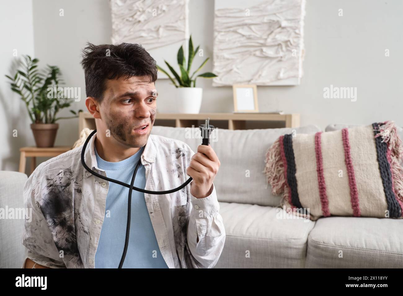 Burnt face hi-res stock photography and images - Alamy