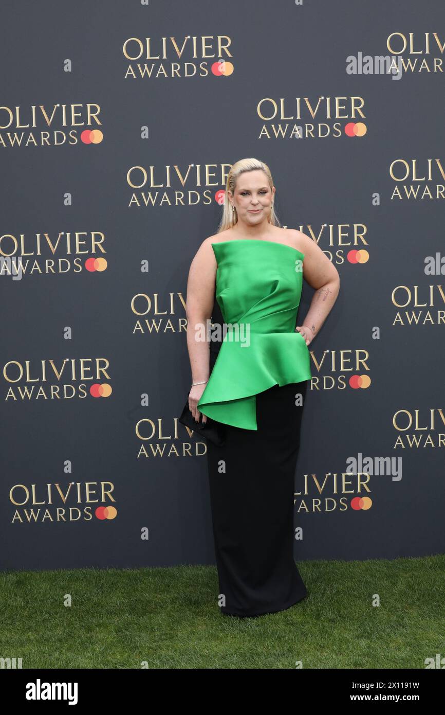 Zoe Roberts attends Olivier Awards 2024 with Mastercard at Royal Albert ...