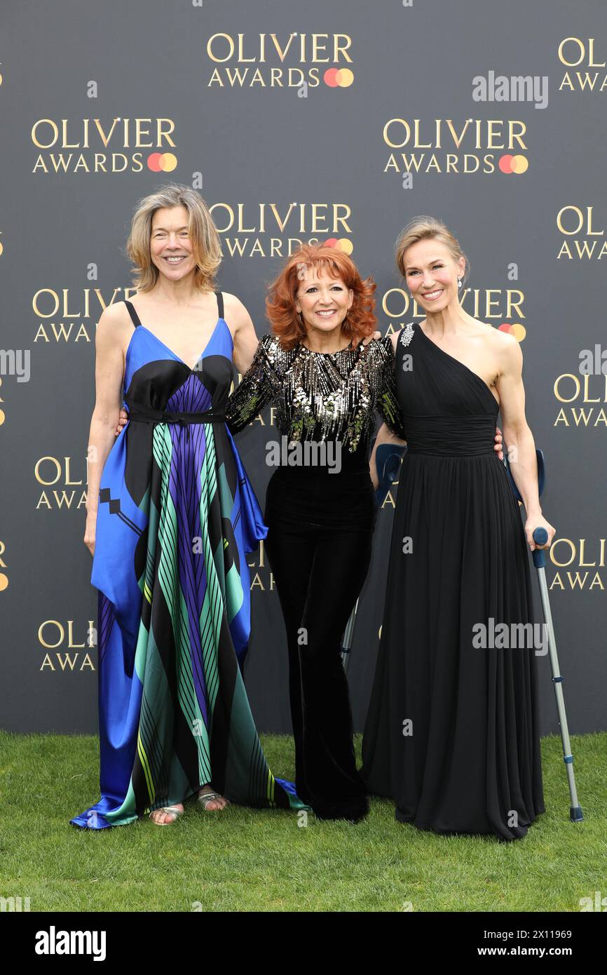 Janie Dee, Joanna Riding and Bonnie Langford attend Olivier Awards 2024 ...