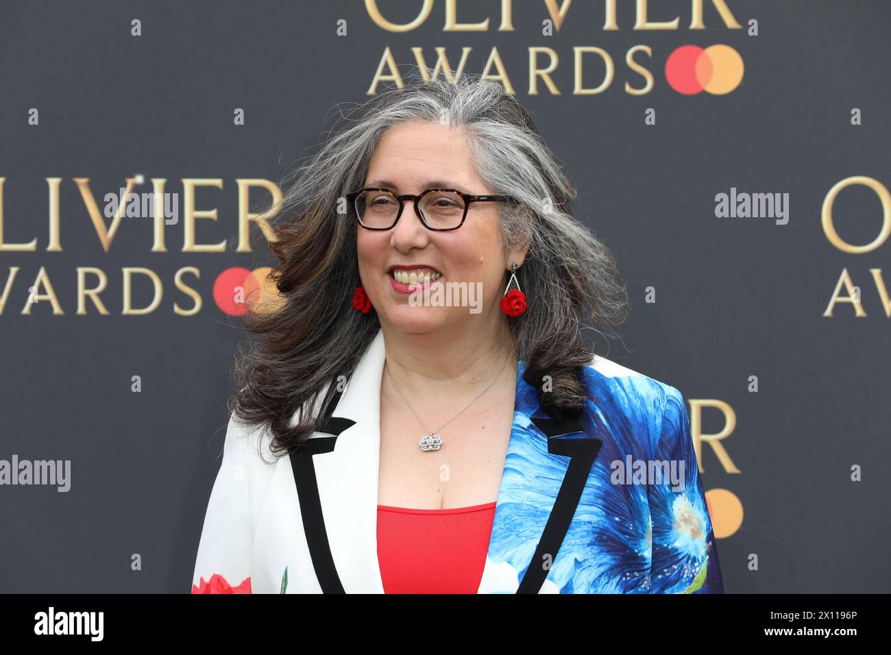 Mara Isaacs attends Olivier Awards 2024 with Mastercard at Royal Albert ...
