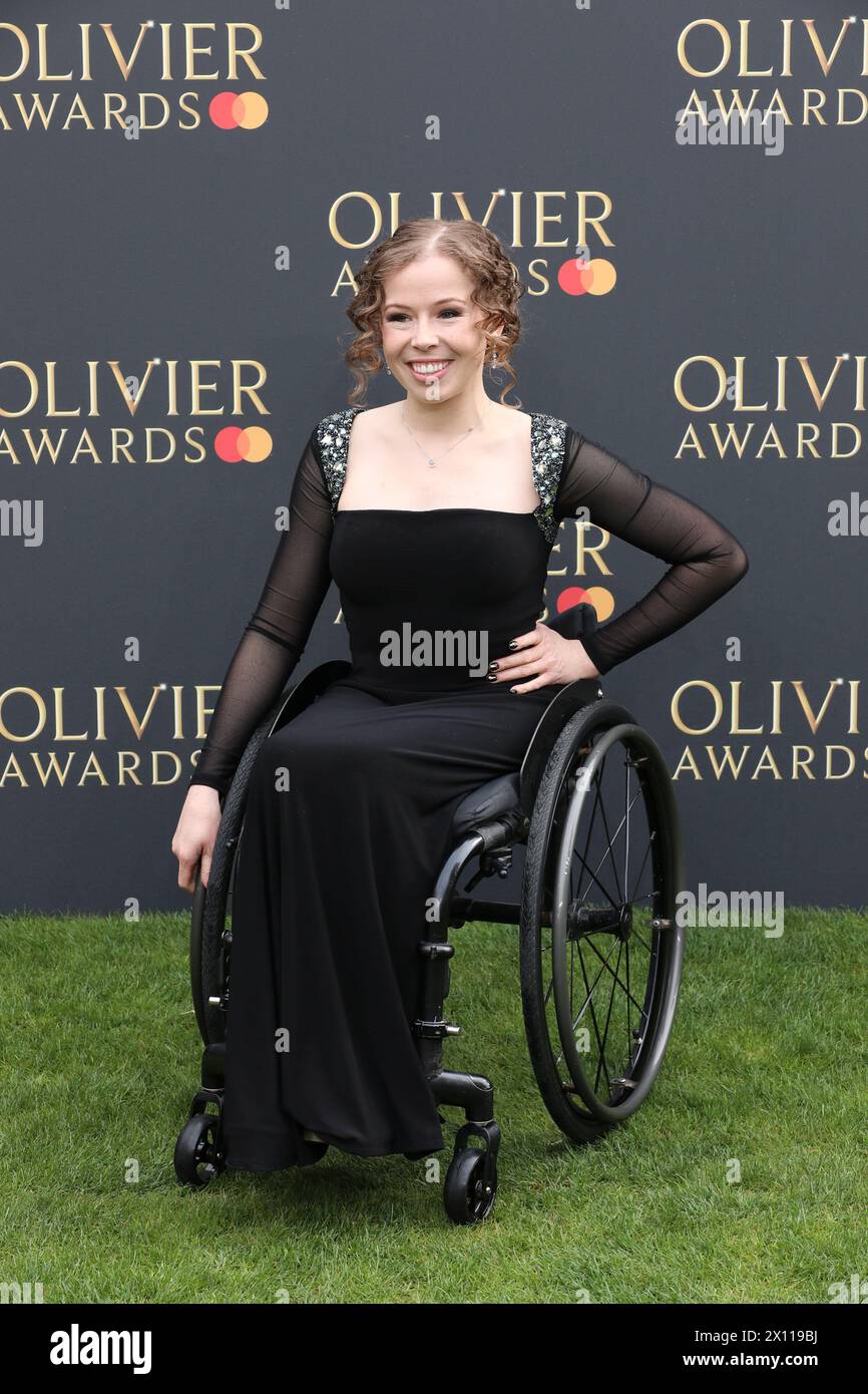 Amy Trigg attends Olivier Awards 2024 with Mastercard at Royal Albert ...