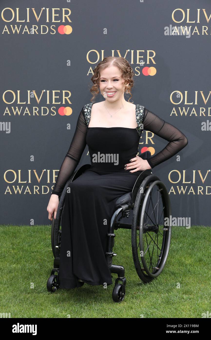 Amy Trigg attends Olivier Awards 2024 with Mastercard at Royal Albert ...