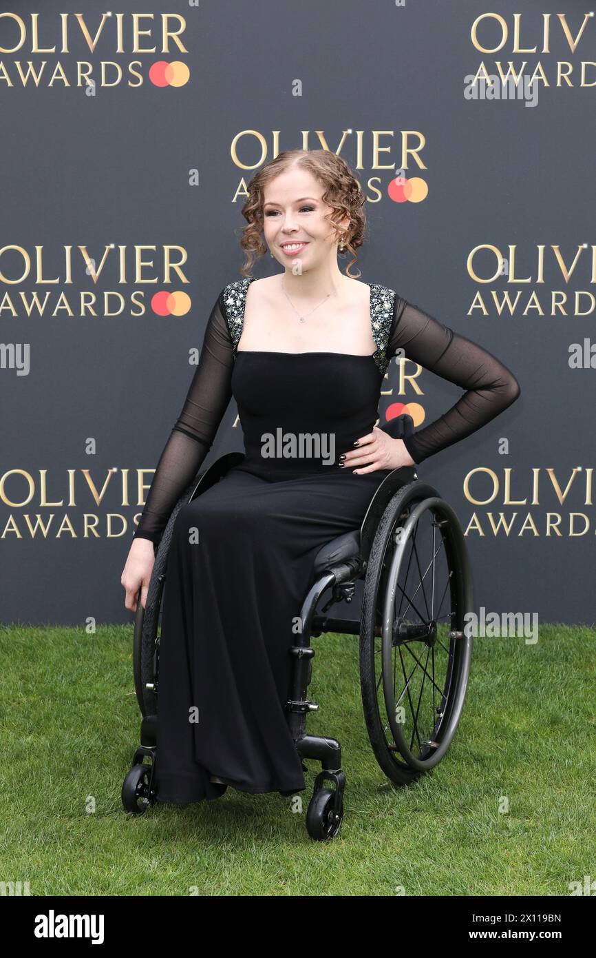 Amy Trigg attends Olivier Awards 2024 with Mastercard at Royal Albert ...