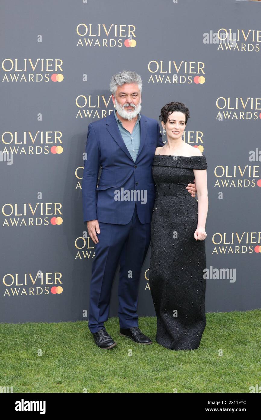 Jez Butterworth and Laura Donnelly attend Olivier Awards 2024 with Mastercard at Royal Albert ...