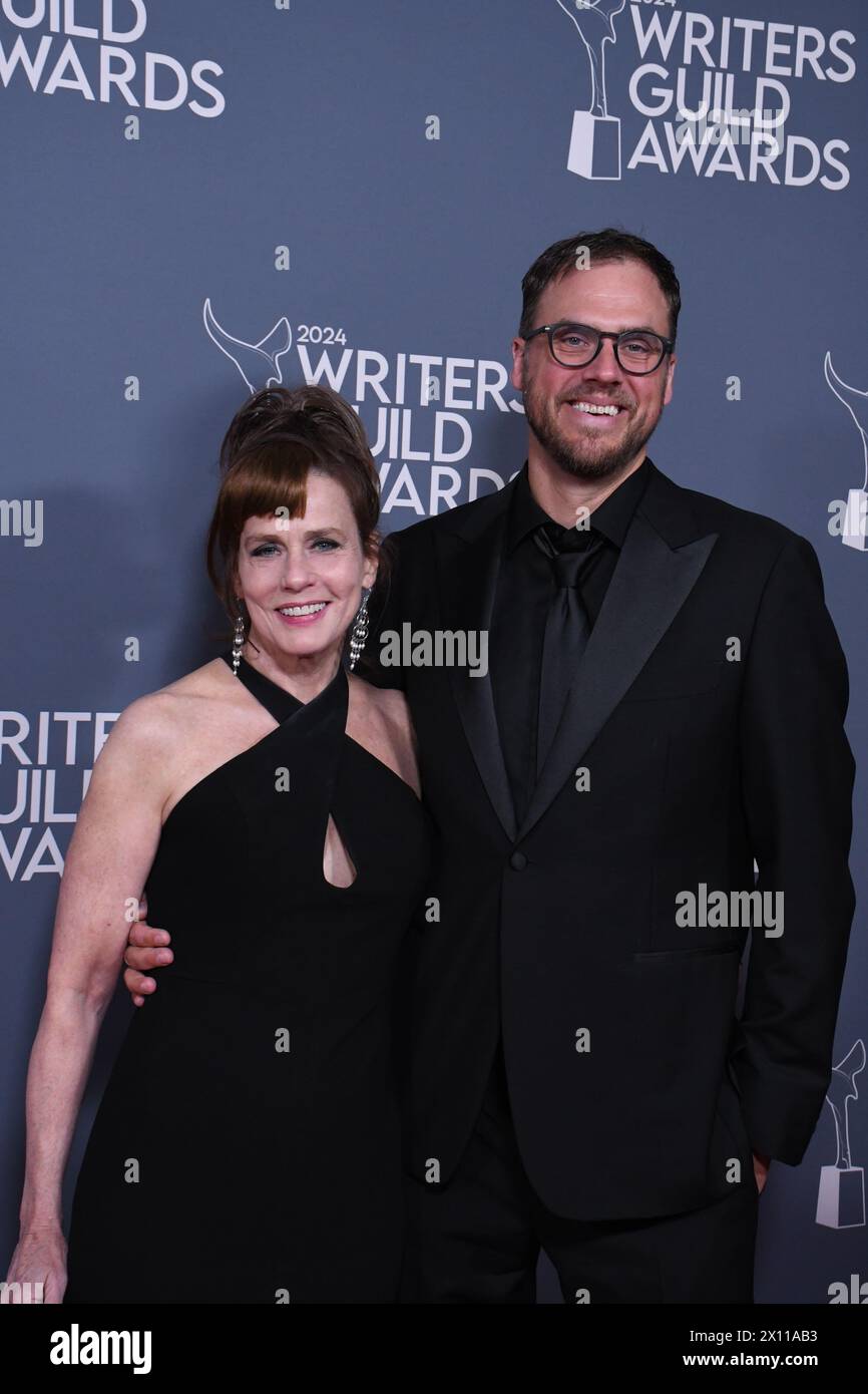 Los Angeles, California, USA 14th April 2024 Linda Moran and Jim Mickle ...