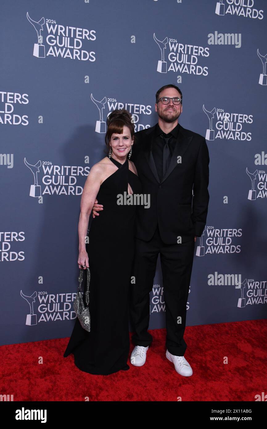 Los Angeles, California, USA 14th April 2024 Linda Moran and Jim Mickle ...