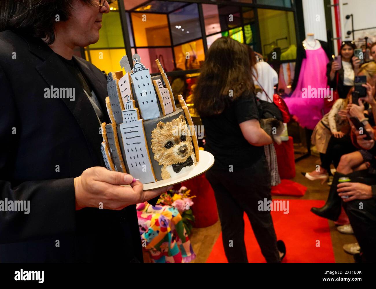 The Patricia Field X Charlie Rescue Dog Runway Show featuring dog ...