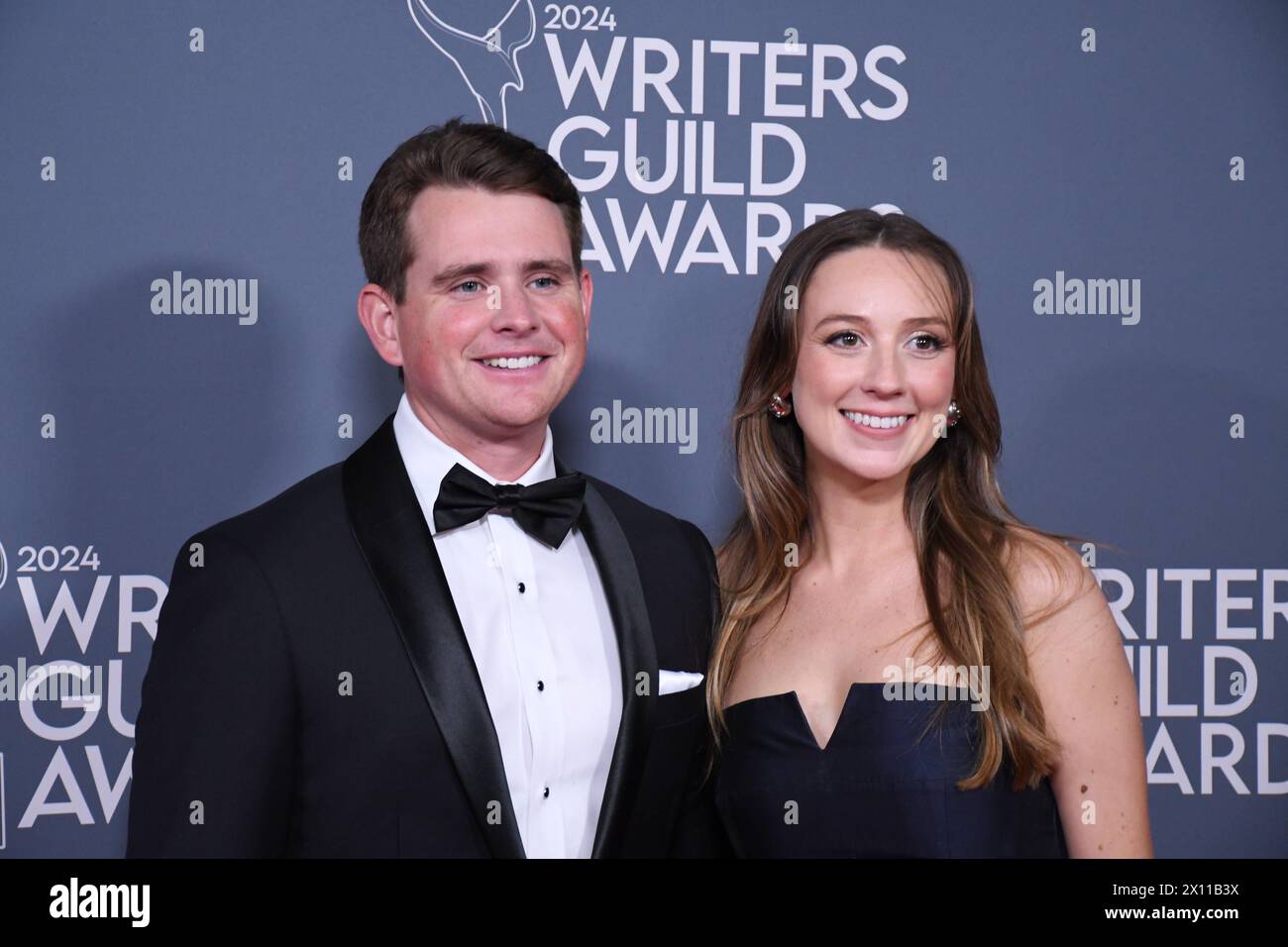 Los Angeles, California, USA 14th April 2024 Writer Alex Convery and ...