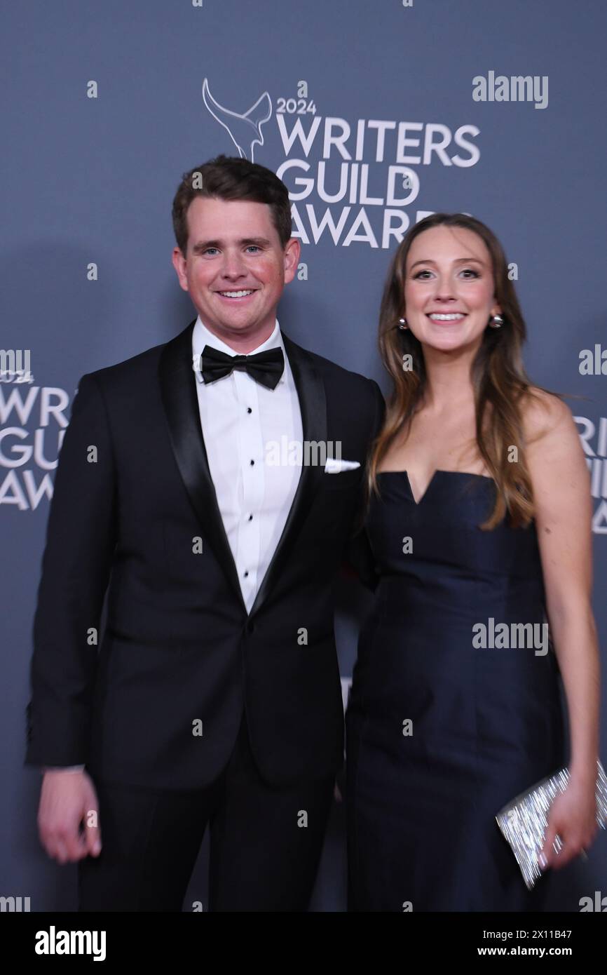 Los Angeles, California, USA 14th April 2024 Writer Alex Convery and ...