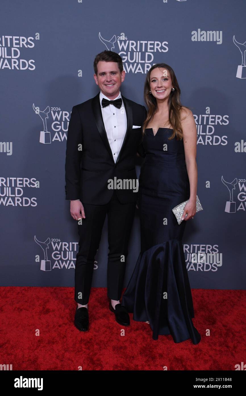 Los Angeles, California, USA 14th April 2024 Writer Alex Convery and ...