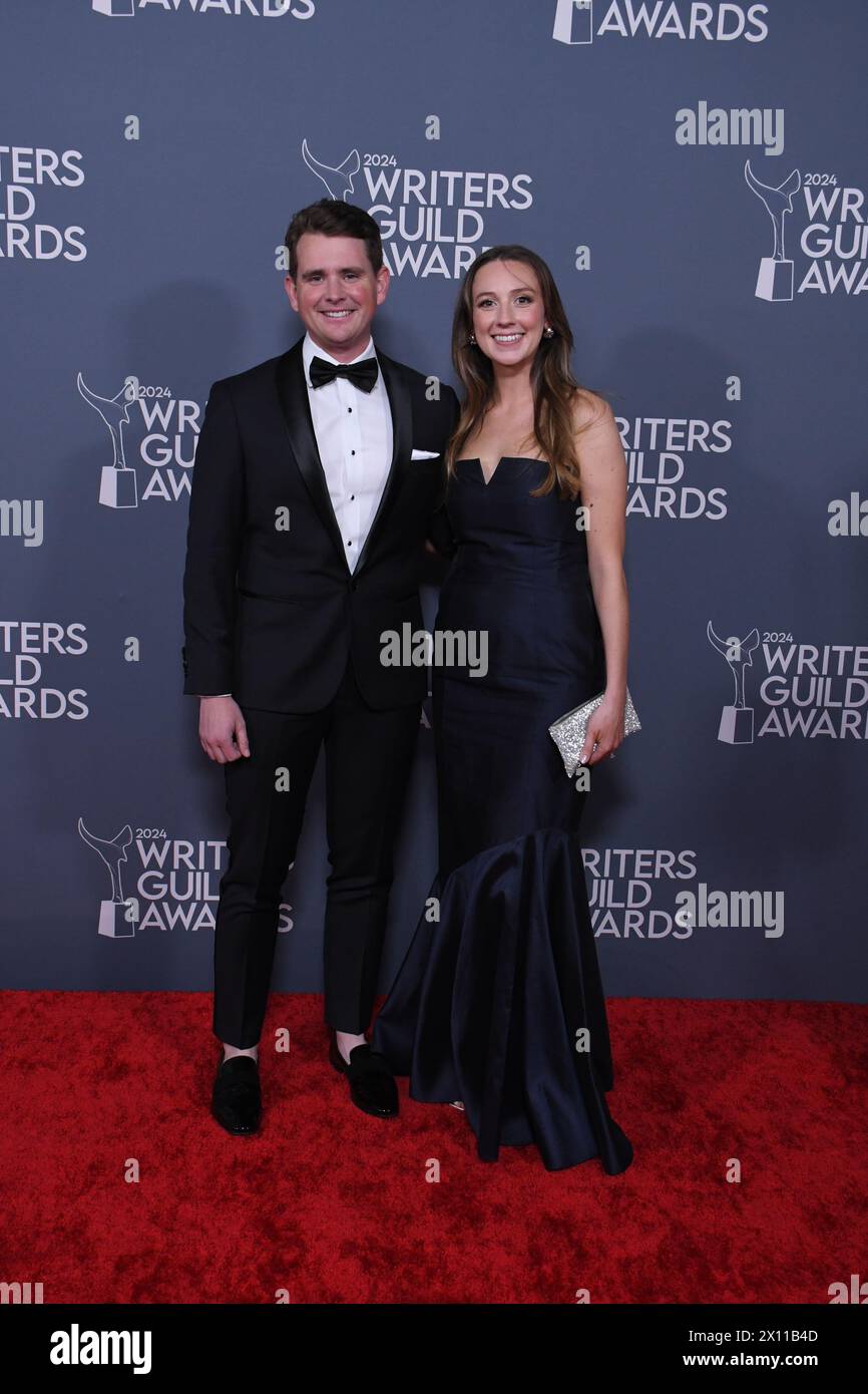 Los Angeles, California, USA 14th April 2024 Writer Alex Convery and ...