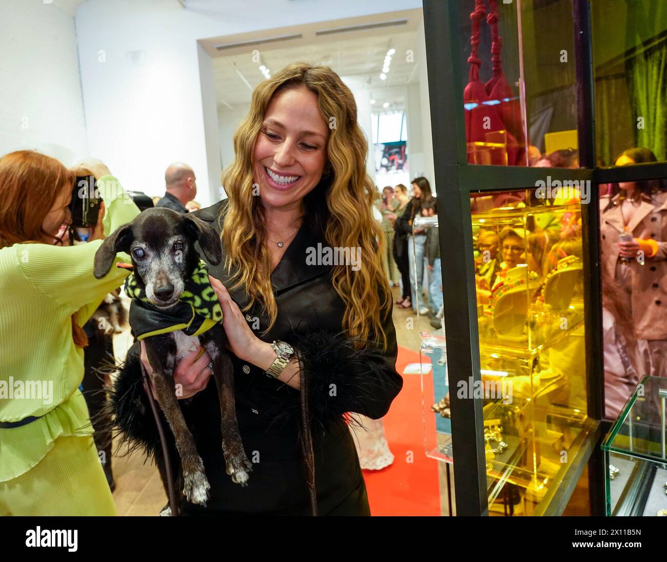 The Patricia Field X Charlie Rescue Dog Runway Show featuring dog ...