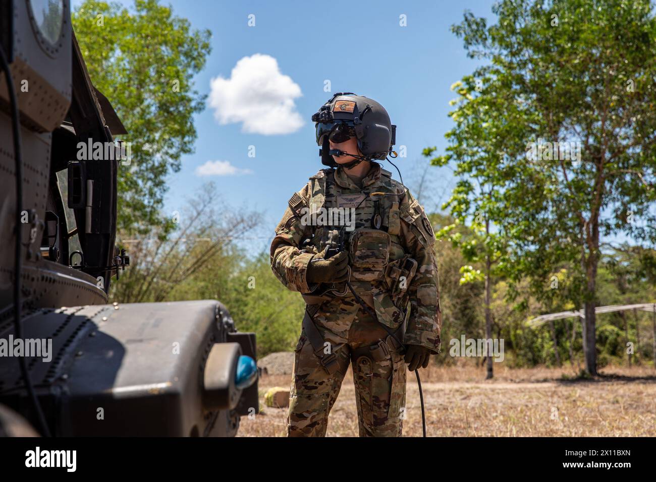 U.S. Army aircrews with the 25th Combat Aviation Brigade, 25th Infantry ...