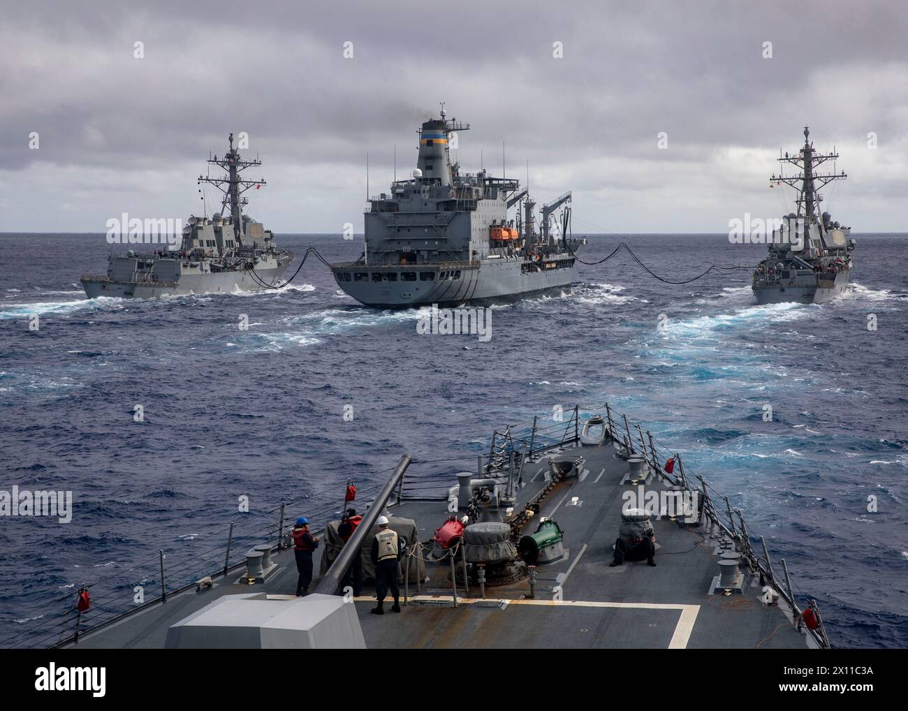 240329-N-CD453-1112 PHILIPPINE SEA (March 29, 2024) The Arleigh Burke ...