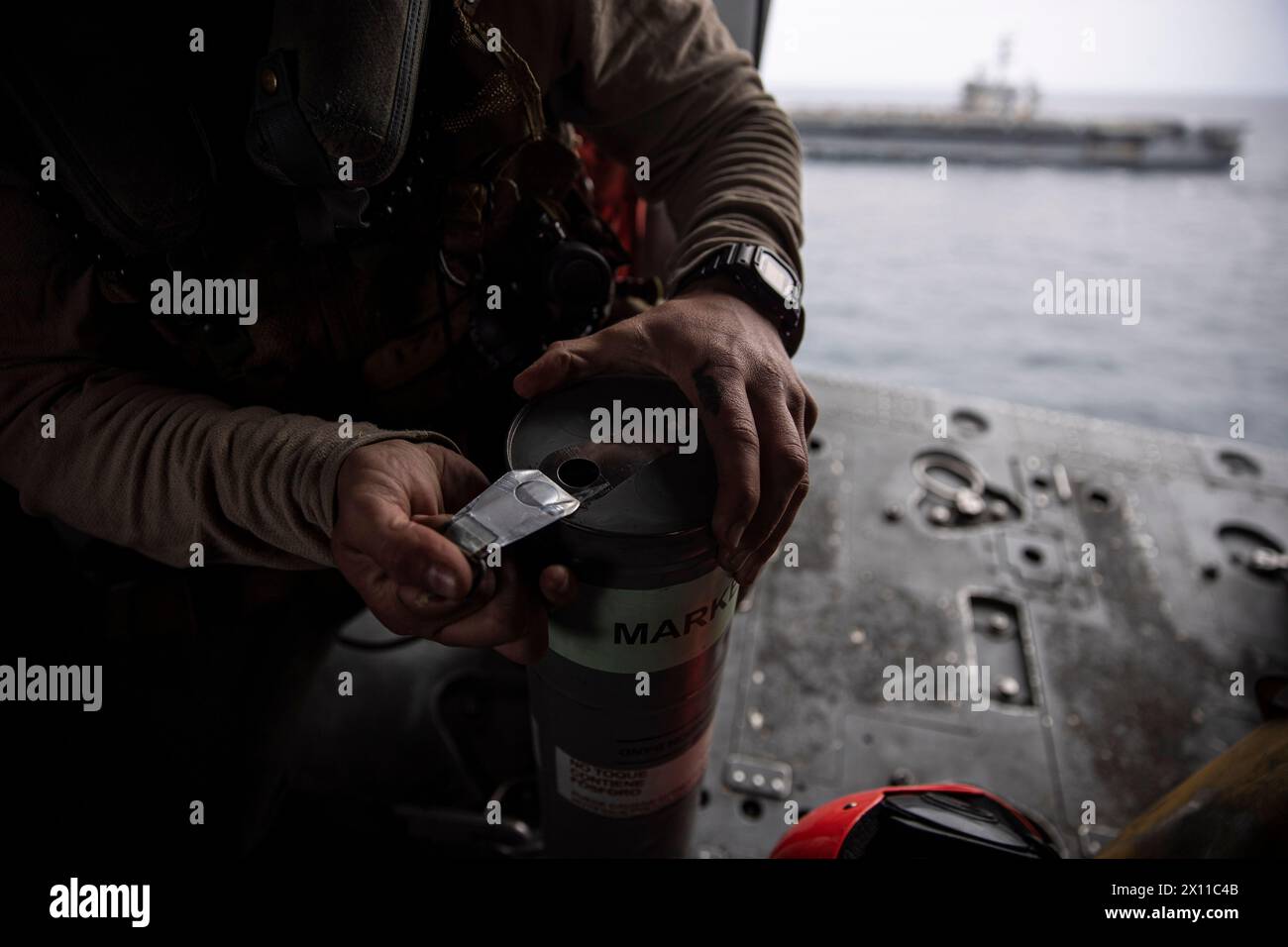240413-N-XB641-1498 PACIFIC OCEAN (April 13, 2024) Naval Air Crewman ...