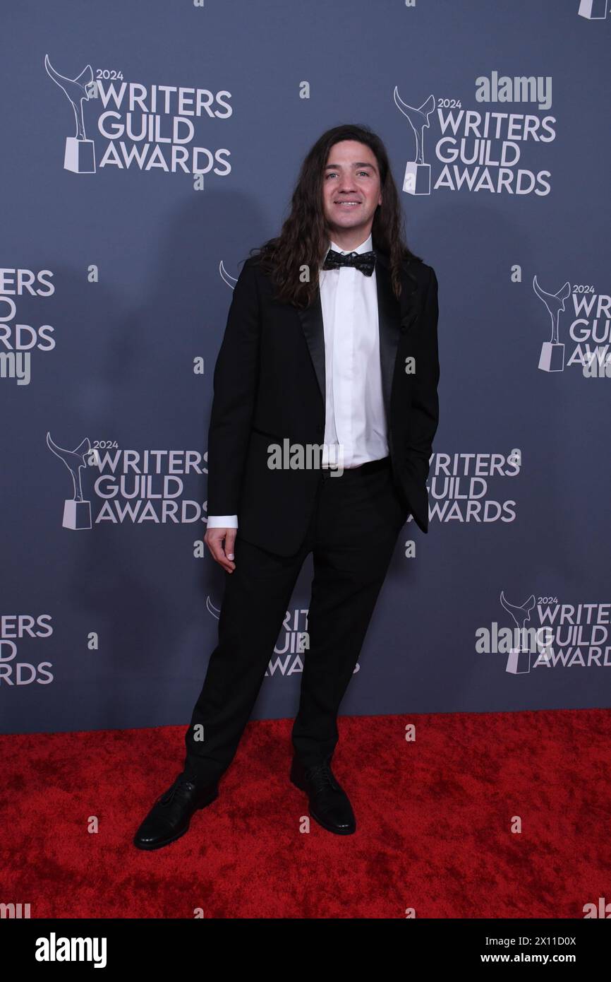 Los Angeles, California, USA 14th April 2024 Writer Jesse McLaren ...