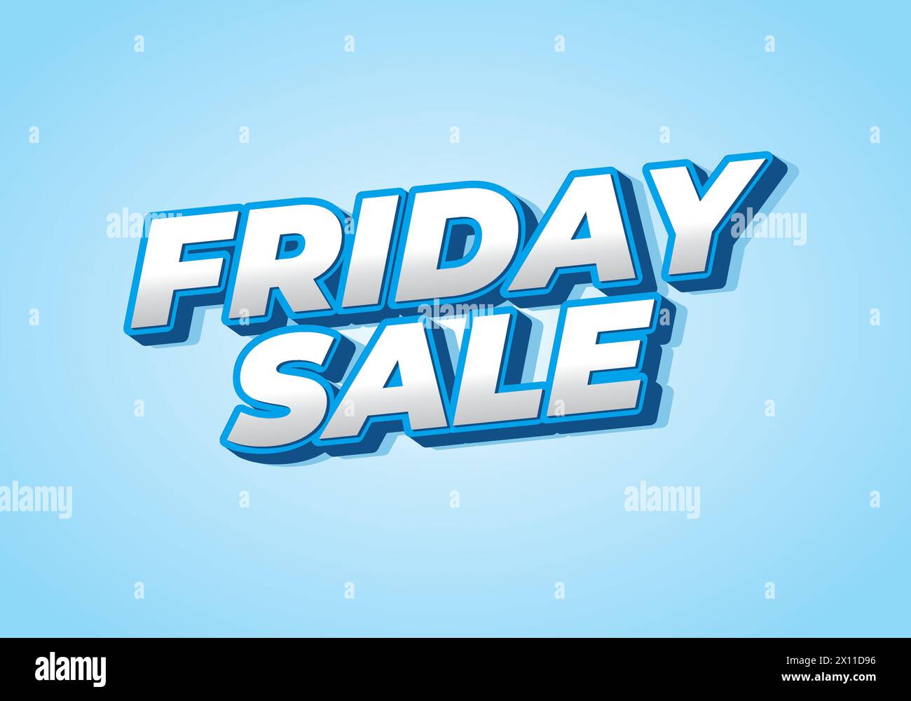 Friday sale. Text effect design in 3D look with eye catching color ...
