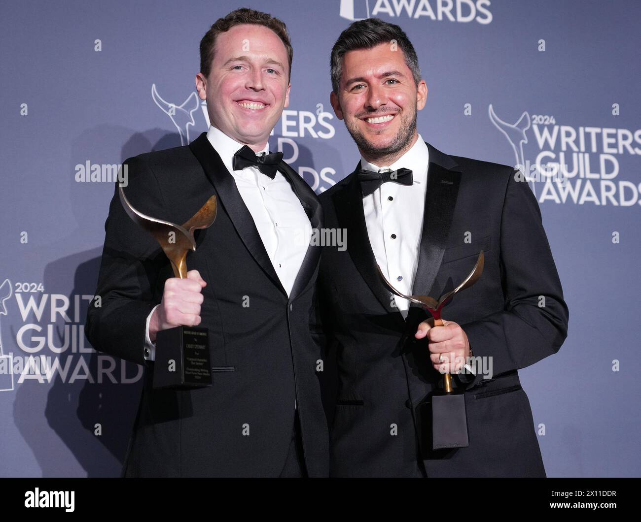 Los Angeles, USA. 14th Apr, 2024. (L-R) Casey Stewart and David Young ...