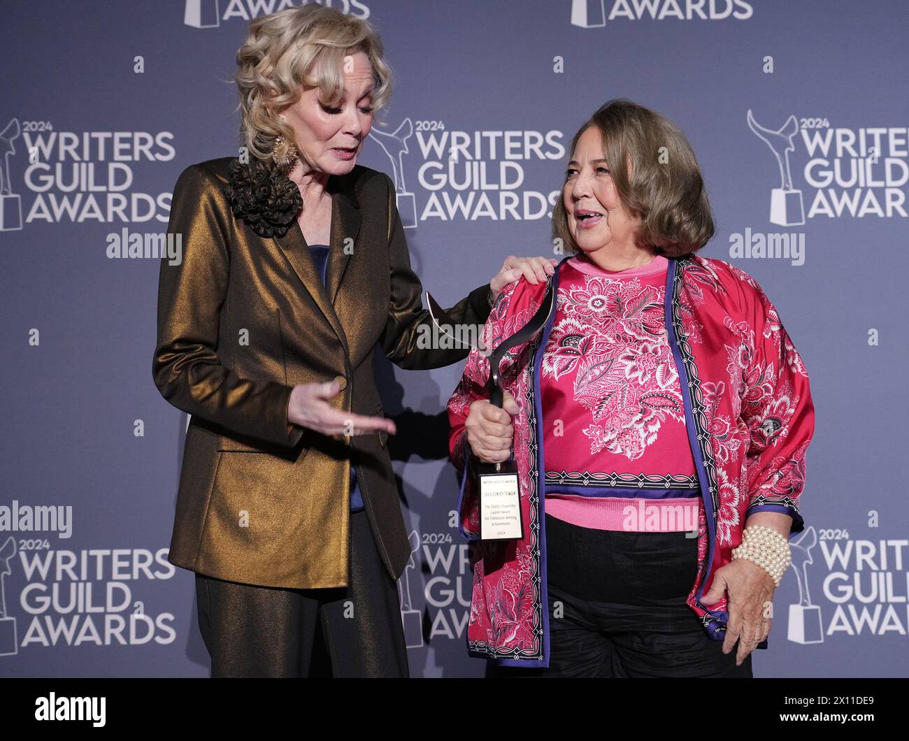 Los Angeles, USA. 14th Apr, 2024. (L-R) Jean Smart and Linda Bloodworth ...